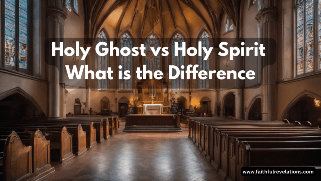 Holy Spirit vs Holy Ghost: Understanding the Difference